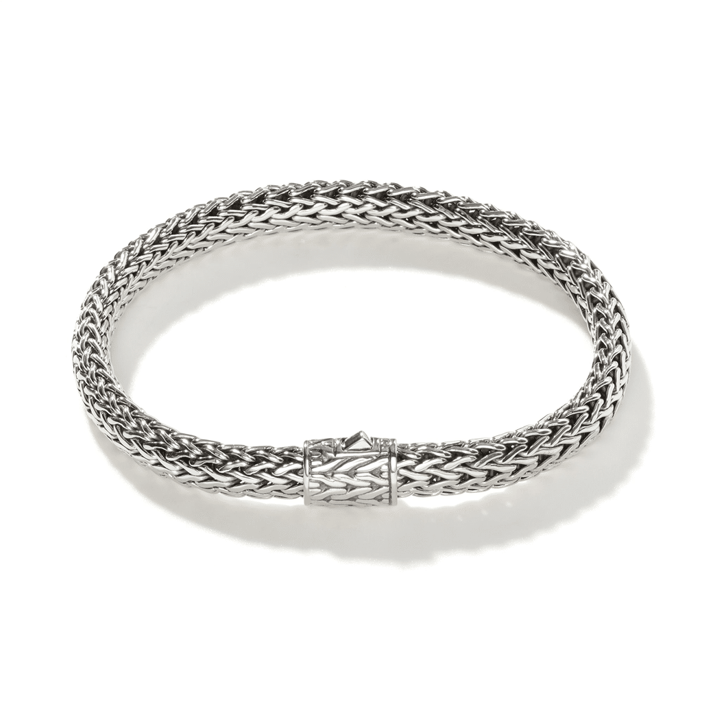 Sterling Silver Classic Chain 6.5mm Small Icon Bracelet | Brinker's ...